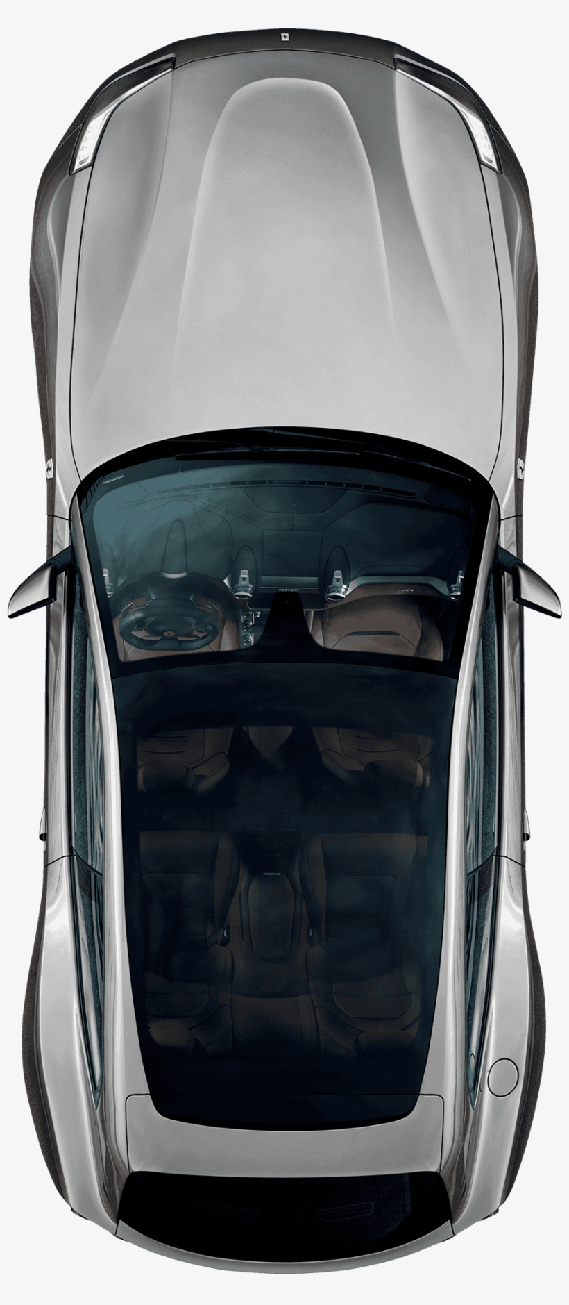 Download Car Top View, Ferrari - Animated Car Top View - HD Transparent ...