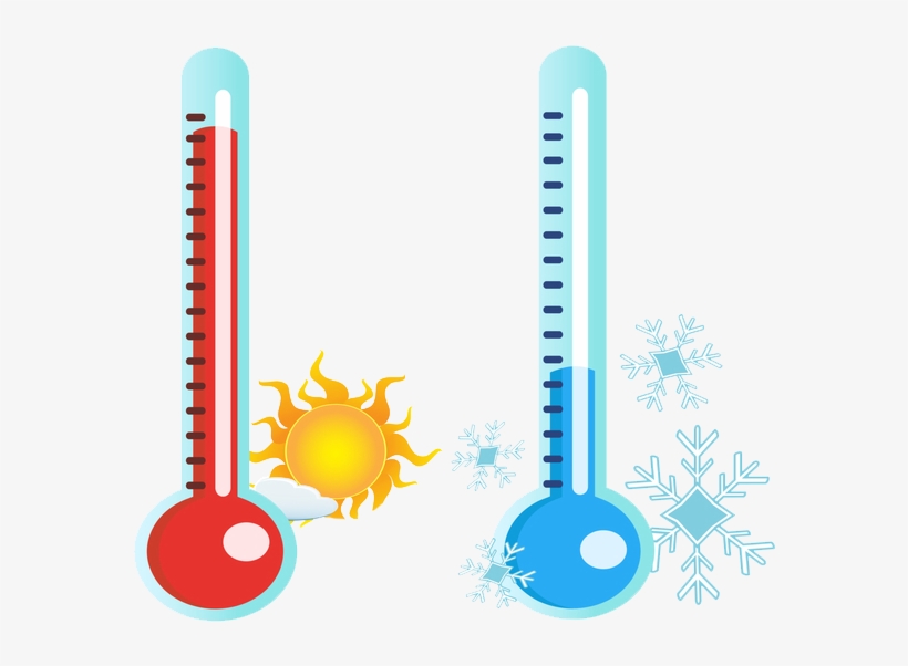 Hot And Cold Thermometer - Hot And Cold Png Transparent PNG - 604x544 ...