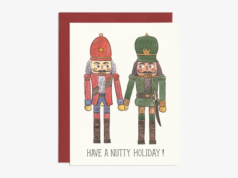 Merry Nutcrackers Holiday Greeting Card - Nutcracker Puns Transparent ...
