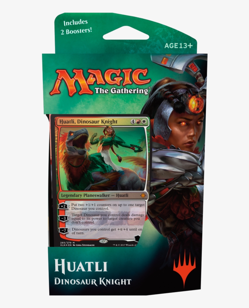 Magic The Gathering - Huatli Dinosaur Knight Transparent PNG - 638x1024 ...