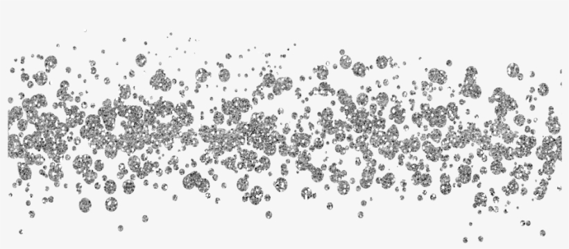 Mq Silver Glitter Diamond Diamonds Border Borders - Silver Glitter Png Transparent Transparent ...