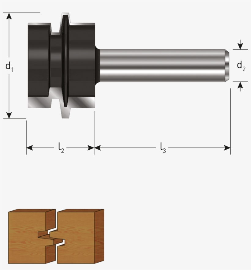 Tct Off Set Tongue & Groove Cutter Standard, Gold-line Transparent PNG ...