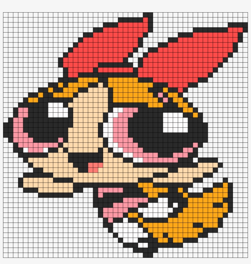 Powerpuff Girls Blossom Perler Bead Pattern / Bead - Pixel Art Super ...