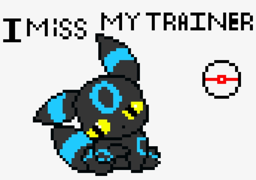 Download Shiny Umbreon - Pixel Art Pokemon Umbreon - HD Transparent PNG ...