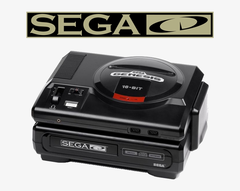 Sega Cd Model 1 - Sega Genesis Model 1 Cd Transparent PNG - 640x574 ...