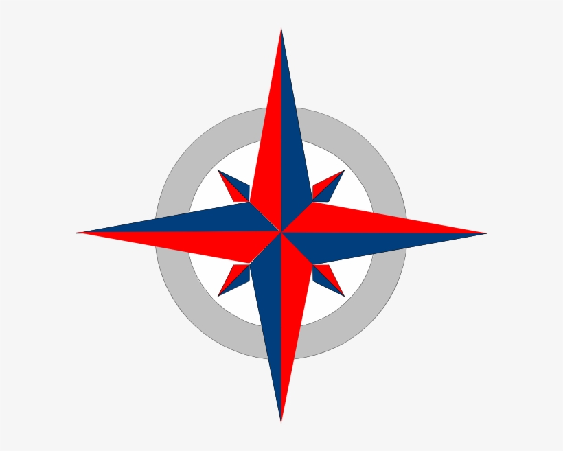 Red White And Blue Compass Transparent PNG - 600x577 - Free Download on ...