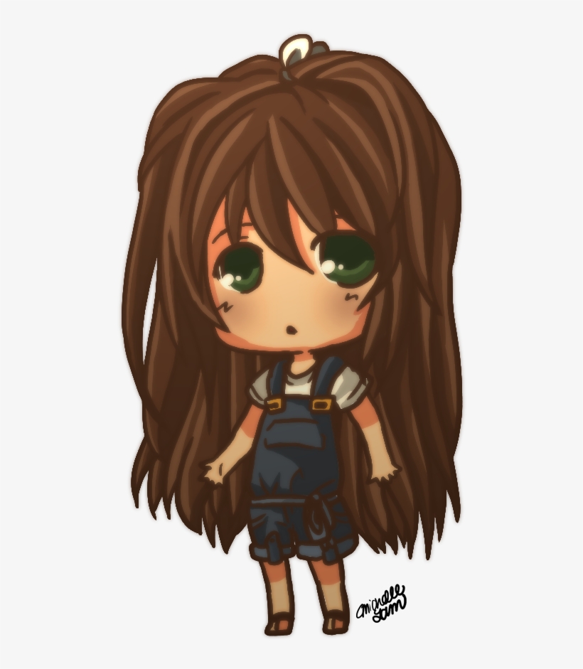 Art, Chibi, And Deviantart Image - Chibi Girl With Brown Skin ...