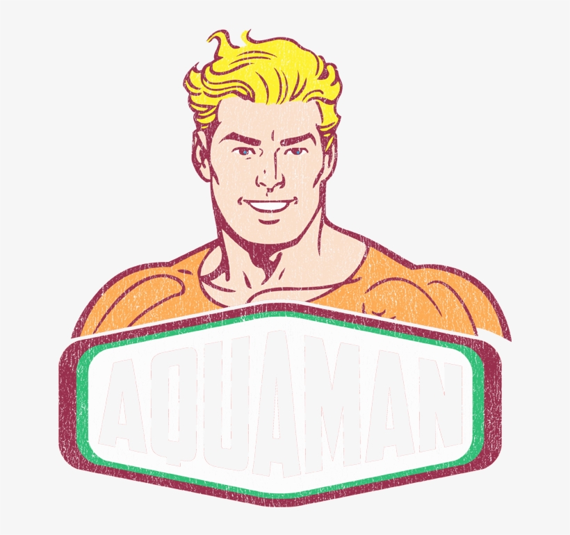 Download Dc Comics Aquaman Sign Men's Tall Fit T-shirt - Design - HD ...