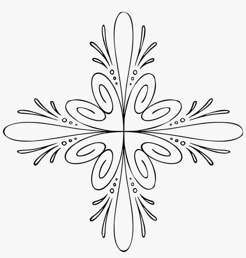 Cross Divider Clipart Clip Free Stock - Clip Art Transparent PNG ...