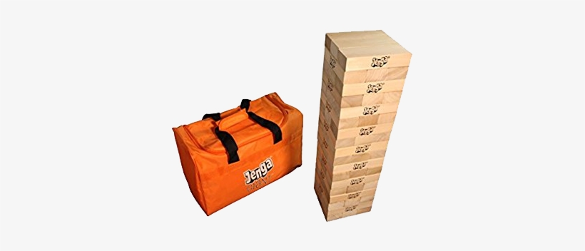 Jumbo Jenga - Jenga Giant Carry Bag Transparent PNG - 350x350 - Free ...