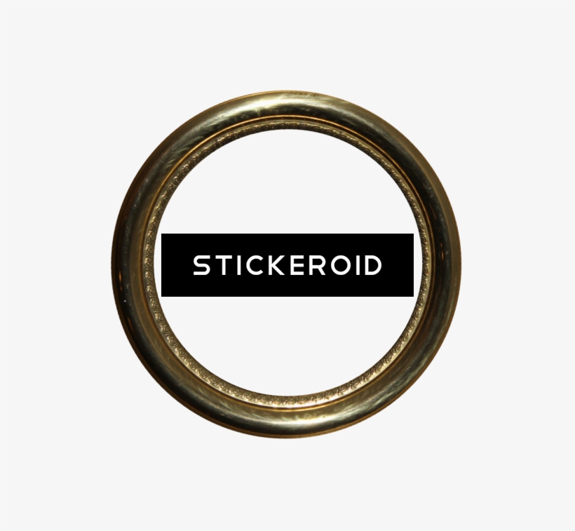 Golden Round Frame Border Circle Frames - Science Transparent PNG ...