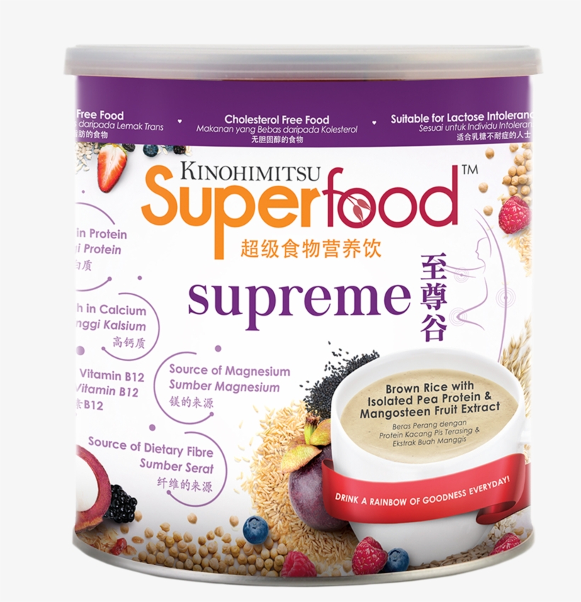 Superfood™ Supreme 500g - Kinohimitsu Superfood Supreme Transparent PNG ...