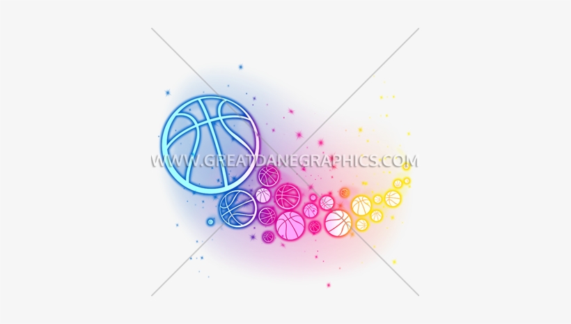 Rainbow Clipart Basketball - Circle Transparent PNG - 385x385 - Free ...
