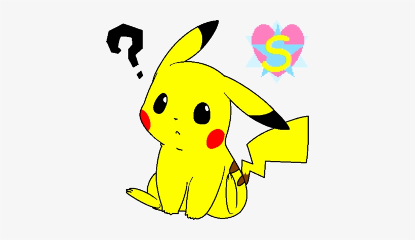 Pokemon Base 7 Pikachu With A Question By Starlinesparkle896 - Dibujos ...