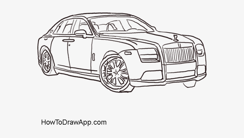 Download How To Draw A Rolls Royce Step By Step - Rolls Royce Easy To ...