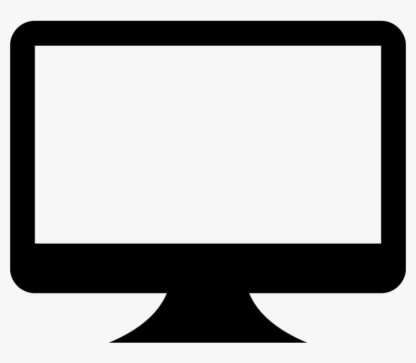 Desktop Computer Screen Device Icon Symbol Vector - Imac Icon Png ...