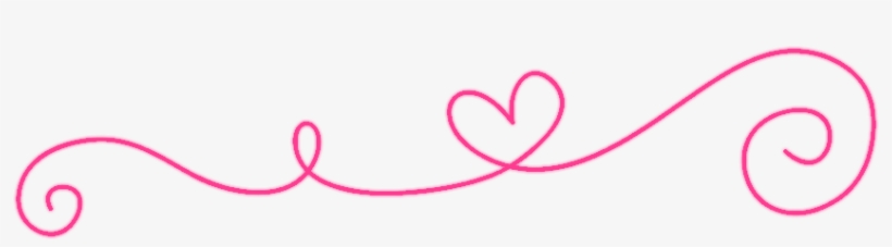 Download Love Text Clipart Divider - Divider Pink Transparent - HD ...