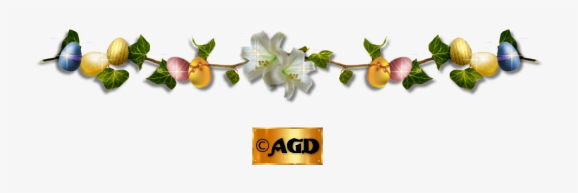 Pretty Easter Divider Line In Format To Use In Your - Rosa Canina ...