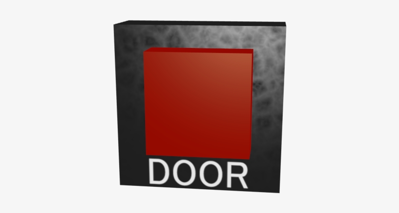 I Made A Front View Of The Fnaf1 Door Button In Blender - Fnaf Door ...