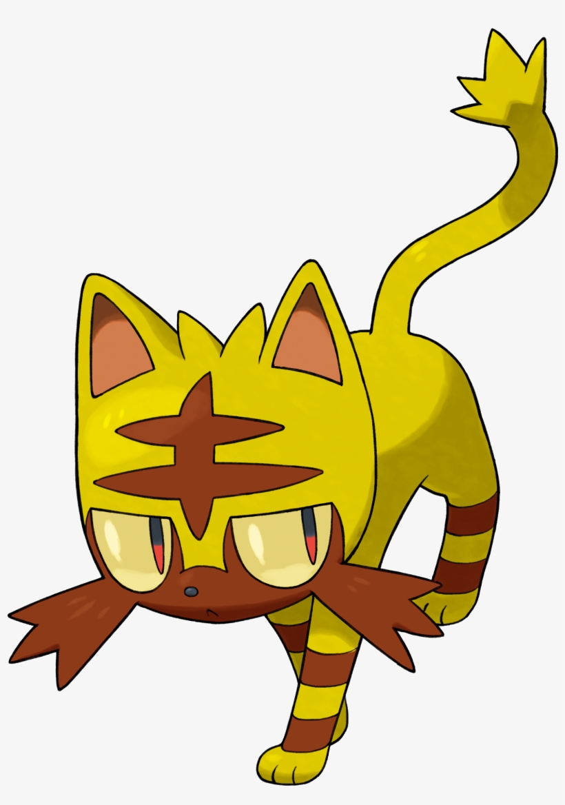 Jssb Litten Alt 7 - Pokémon Sun And Moon Transparent PNG - 2250x2250 ...