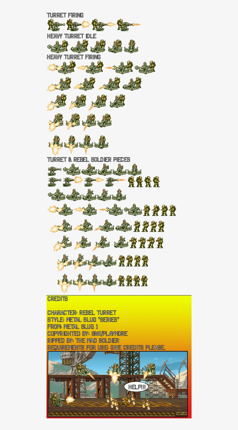 Download Metal Slug Helicopter Sprite Png Image Library Stock - Metal ...
