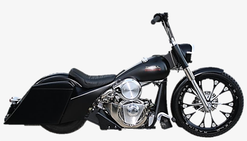 Graphic Download Biker Drawing Bagger Motorcycle - Half Bagger Mini ...