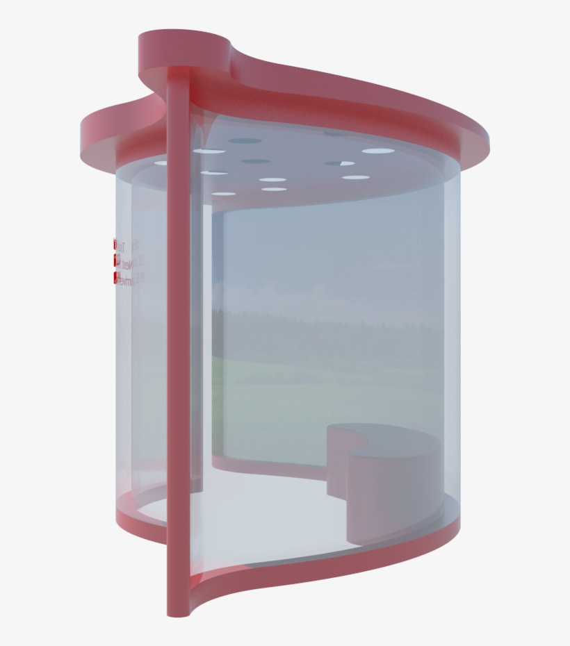 Curves New Design Of London Bus Stop/shelter By Mb Transparent PNG ...