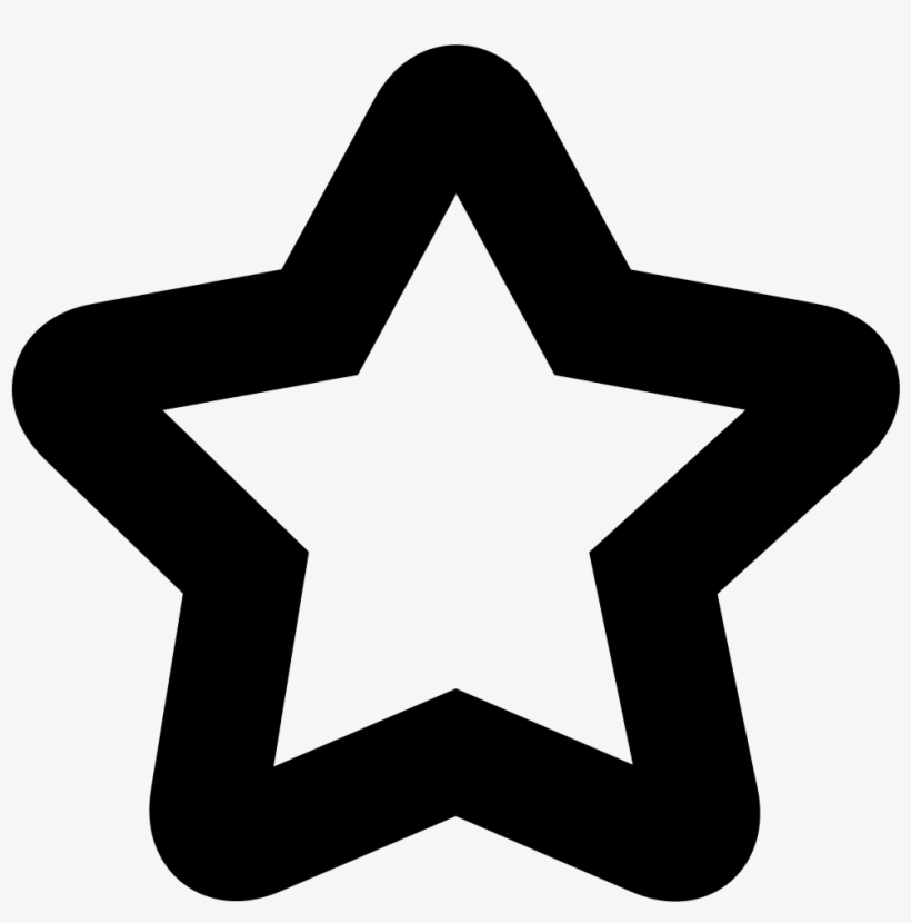 Star Empty Shape Comments - Empty Star Icon Transparent PNG - 981x946 ...