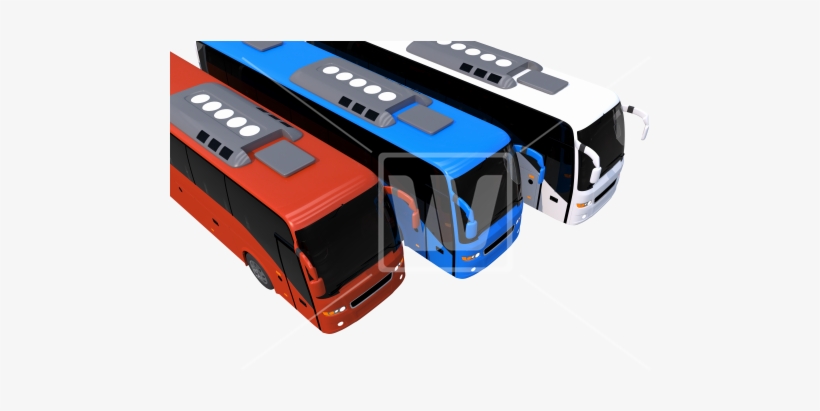 Download Colorful Buses Top View - Bus Top Png - HD Transparent PNG ...