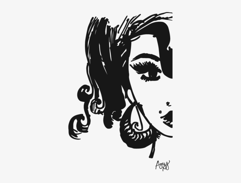 Amy Actually Drew That Portrait Of Herself - Amy Winehouse Foundation ...