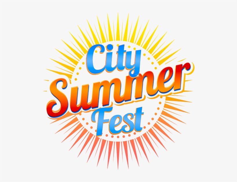 City Summer Fest - Logo Summer Festival Transparent PNG - 900x582 ...