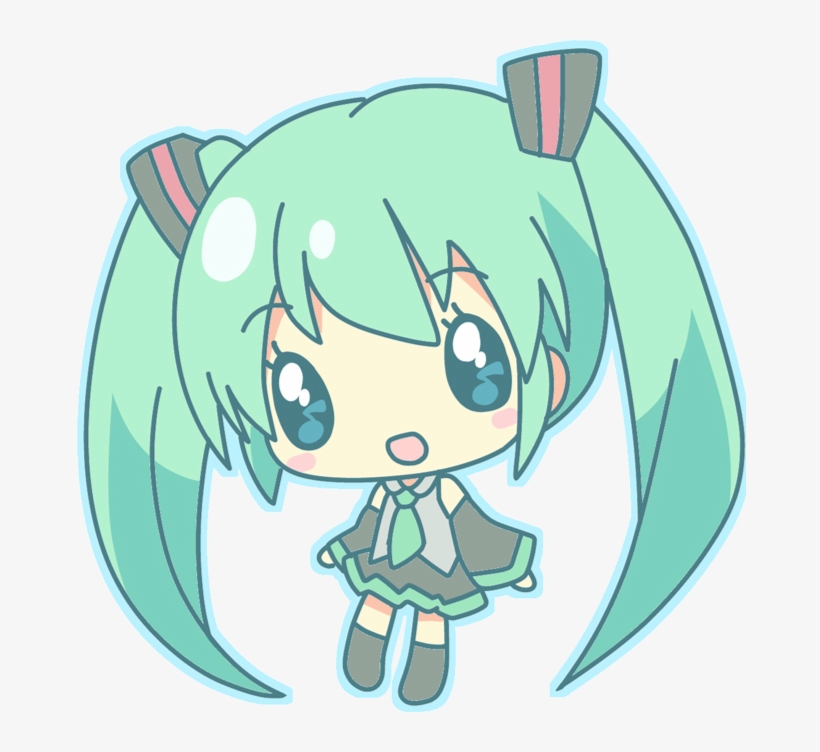 Hatsune Miku Chibi Png Transparent PNG - 672x672 - Free Download on NicePNG