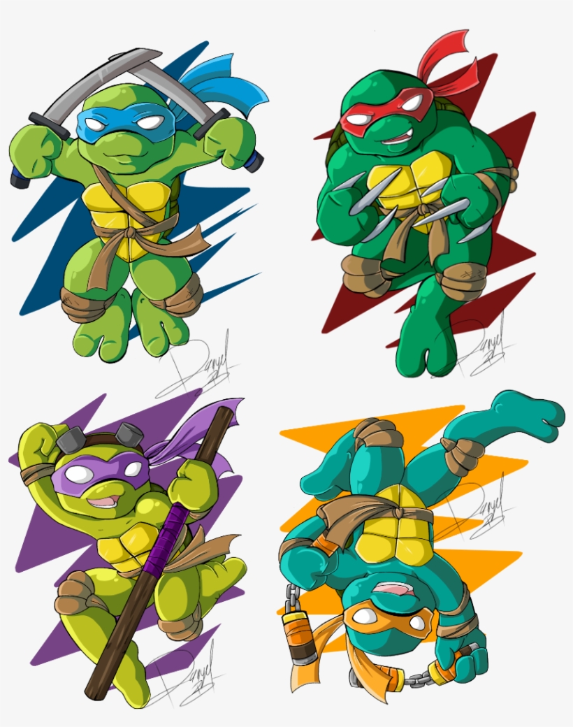 Tmnt Chibified Blaze Bernatt On Deviantart Tranh Png - Tmnt 2oo3 Chibi ...