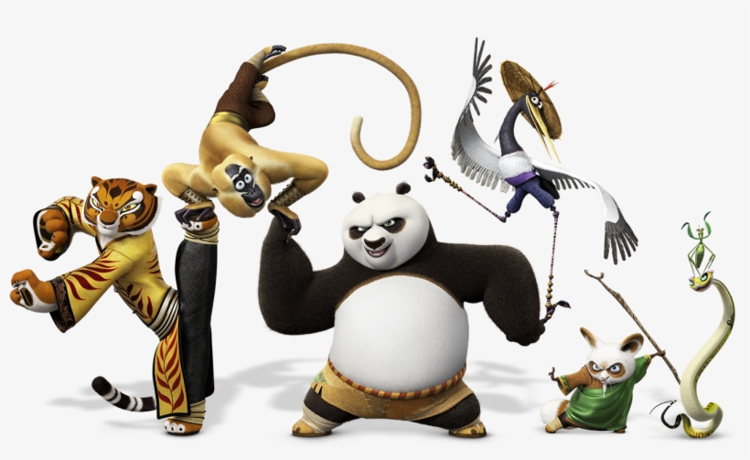 Kung Fu Panda 3 Po And Friends - Kung Fu Panda 3 Png Transparent PNG ...