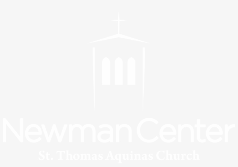 Newman Center Logo White Transparent PNG - 1000x656 - Free Download on ...