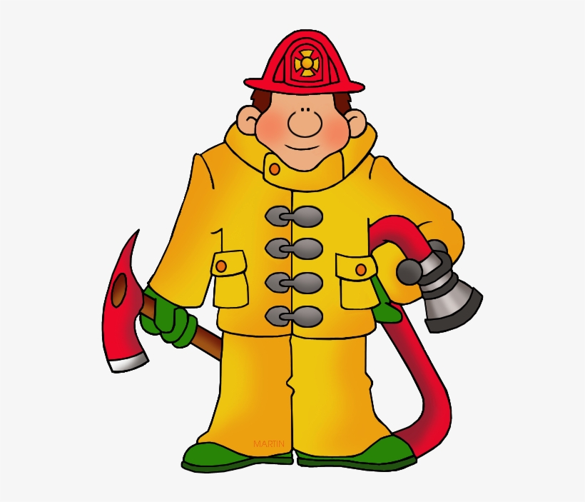 Firefighter Clipart Teacher - Fireman Clipart Transparent PNG - 557x648 ...