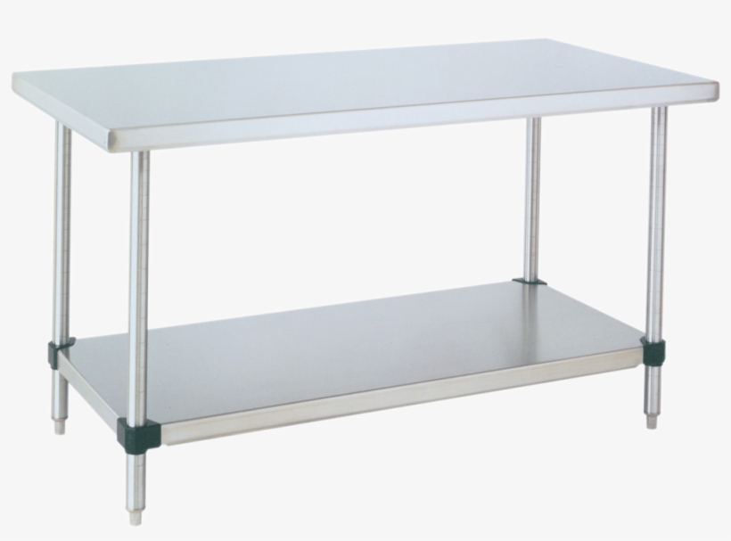 Hd Super&trade - Stainless Steel Table With Bottom Shelf Transparent ...