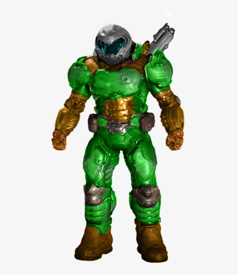 Classic In Guy S - Doomguy Suit Transparent PNG - 894x894 - Free ...