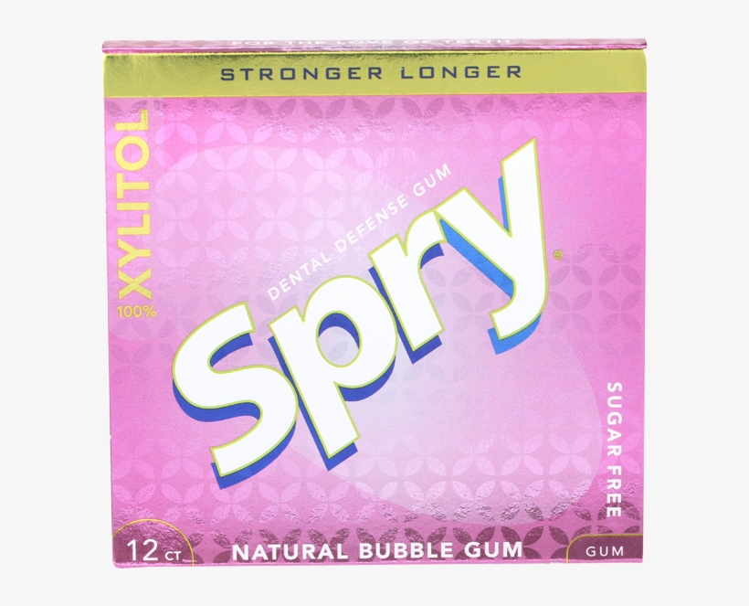 Spry Chewing Gum Bubble Gum - Spry Xylitol Gum, Stronger Longer Bubble ...