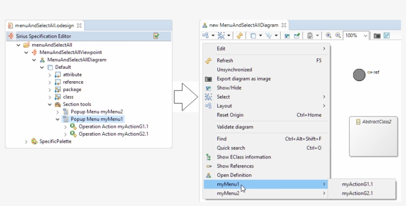 Diagram's Contextual Menus - Context Menu Transparent PNG - 960x441 ...