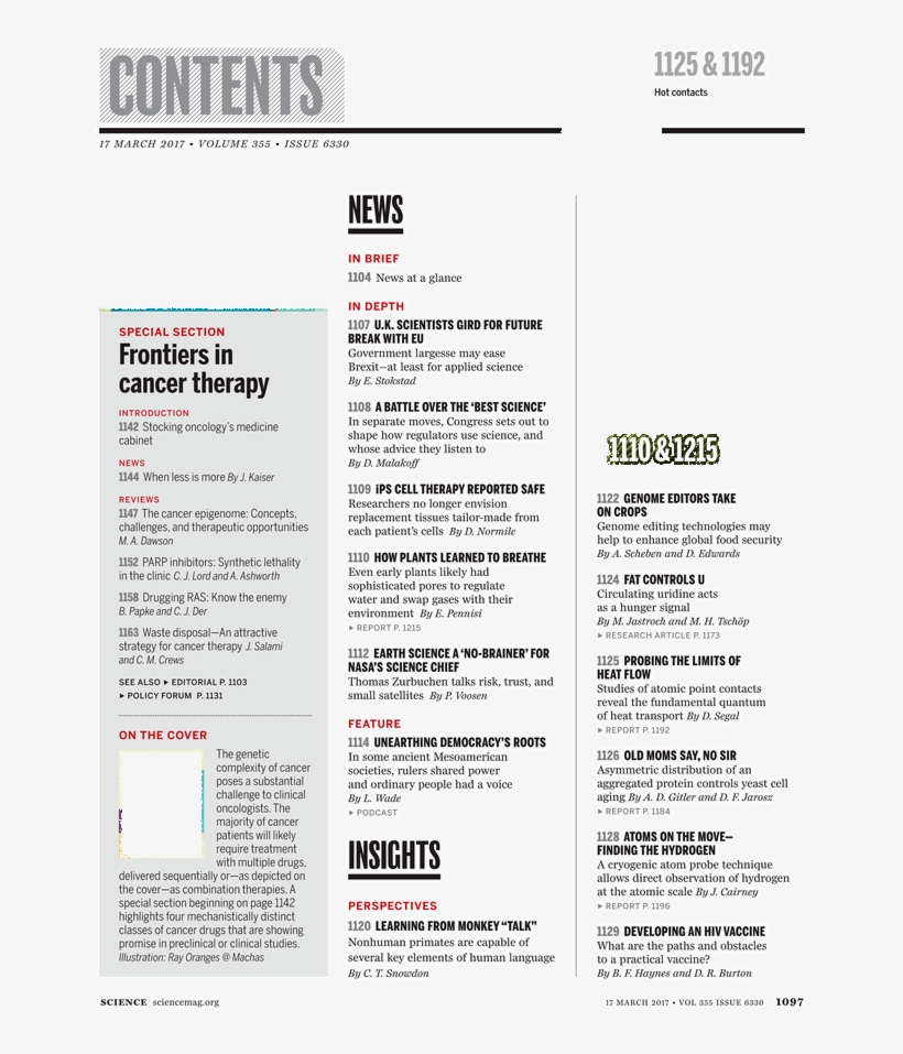 Science Magazine Table Of Contents Transparent PNG - 729x929 - Free ...