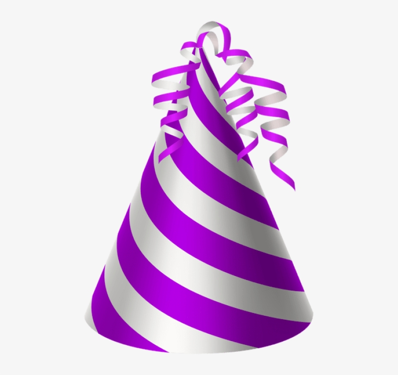 Free Png Party Hat Purple Png Images Transparent Transparent PNG ...