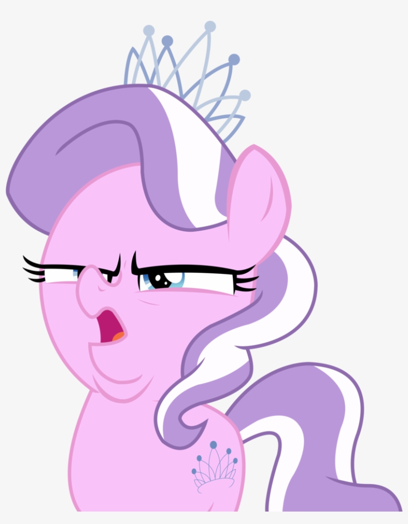 Dt Taunt 2 - Diamond Tiara Mlp Face Transparent PNG - 861x1024 - Free ...