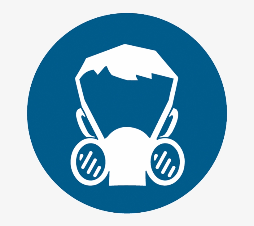 Brady Mandatory Pictograms - Half Face Respirator Sign Transparent PNG ...