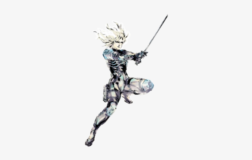 Raiden - Metal Gear Solid 2 Raiden Art Transparent PNG - 300x442 - Free ...