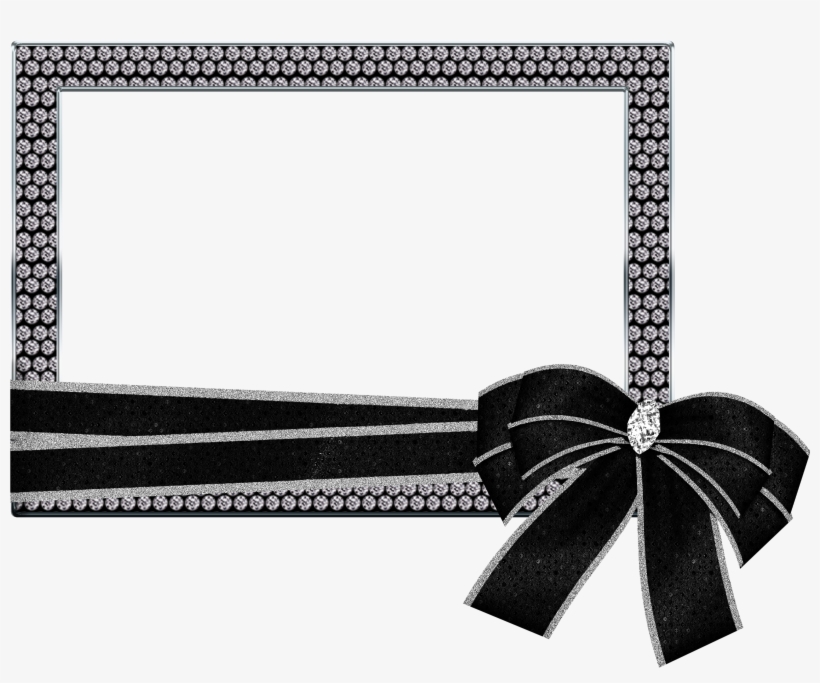 Black And White Bow Frames Transparent PNG - 3000x2357 - Free Download ...