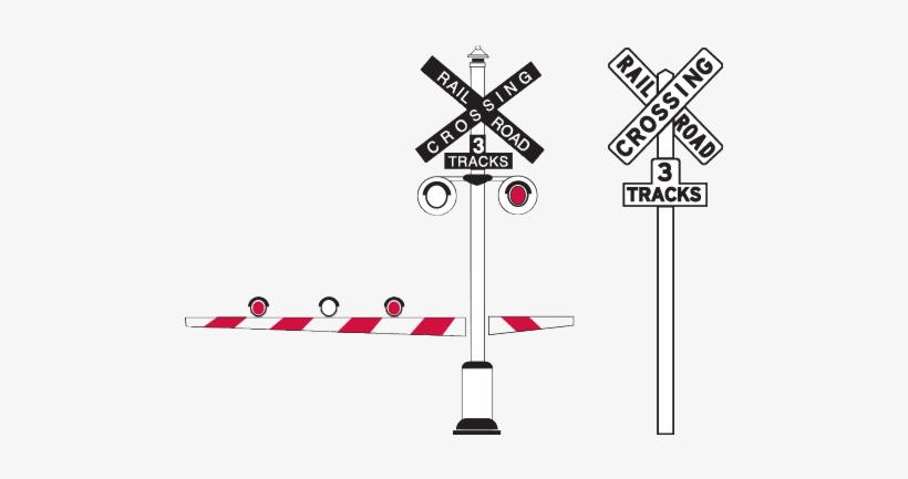 Railroad Crossing Signals Transparent PNG - 496x352 - Free Download on ...