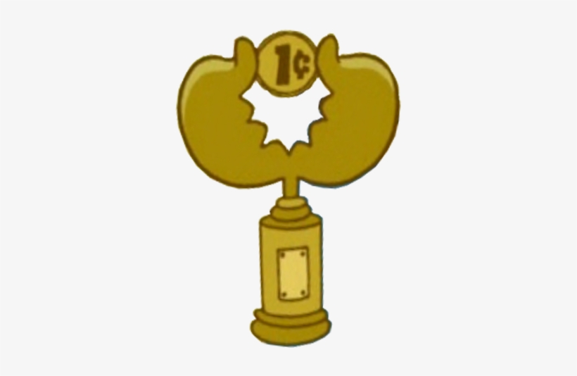 The Cheapest Crab Award - Spongebob Trophy Png Transparent PNG ...