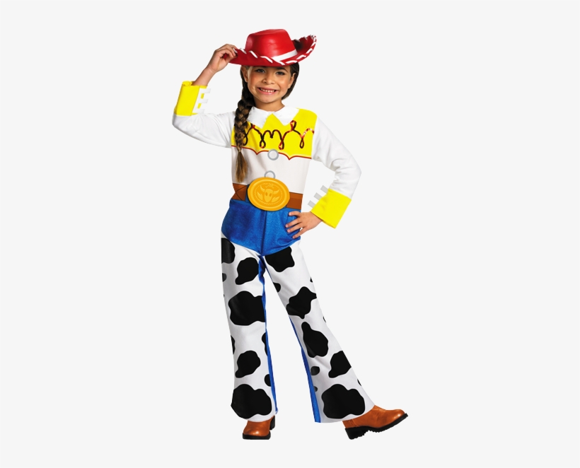 Girls Jessie Costume - Jessie Toy Story Costume Kids Transparent PNG ...
