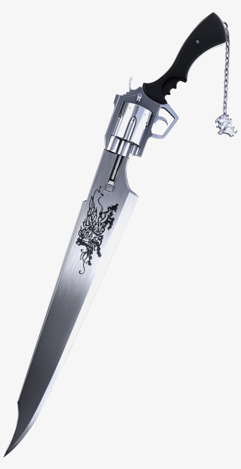 Squall's Gunblade - Gun Blade Transparent PNG - 984x1756 - Free ...